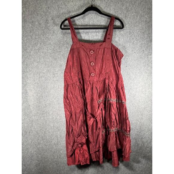 Pretty Angel | Dresses | Pretty Angel Dress Women L Red Square Neck ...